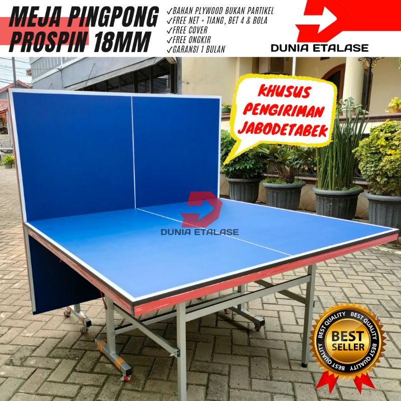 Jual MEJA PINGPONG TENIS MEJA PROSPIN BAHAN MDF 18mm BUKAN BAHAN PARTIKEL | Shopee Indonesia