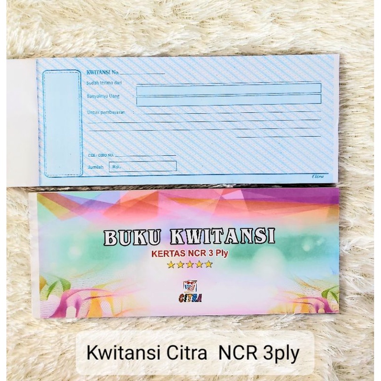 Jual Kwitansi/Kuitansi NCR/Tembus Citra 3ply/Rangkap 3 23x10cm(K640 ...