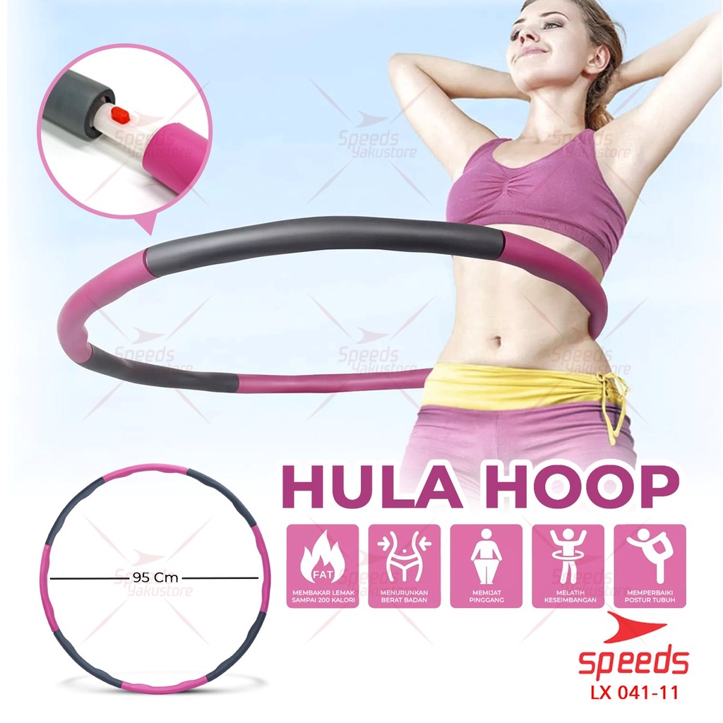 Jual SPEEDS Hula Hoop Foam Bongkar Pasang Alat Olahraga Fitness ...