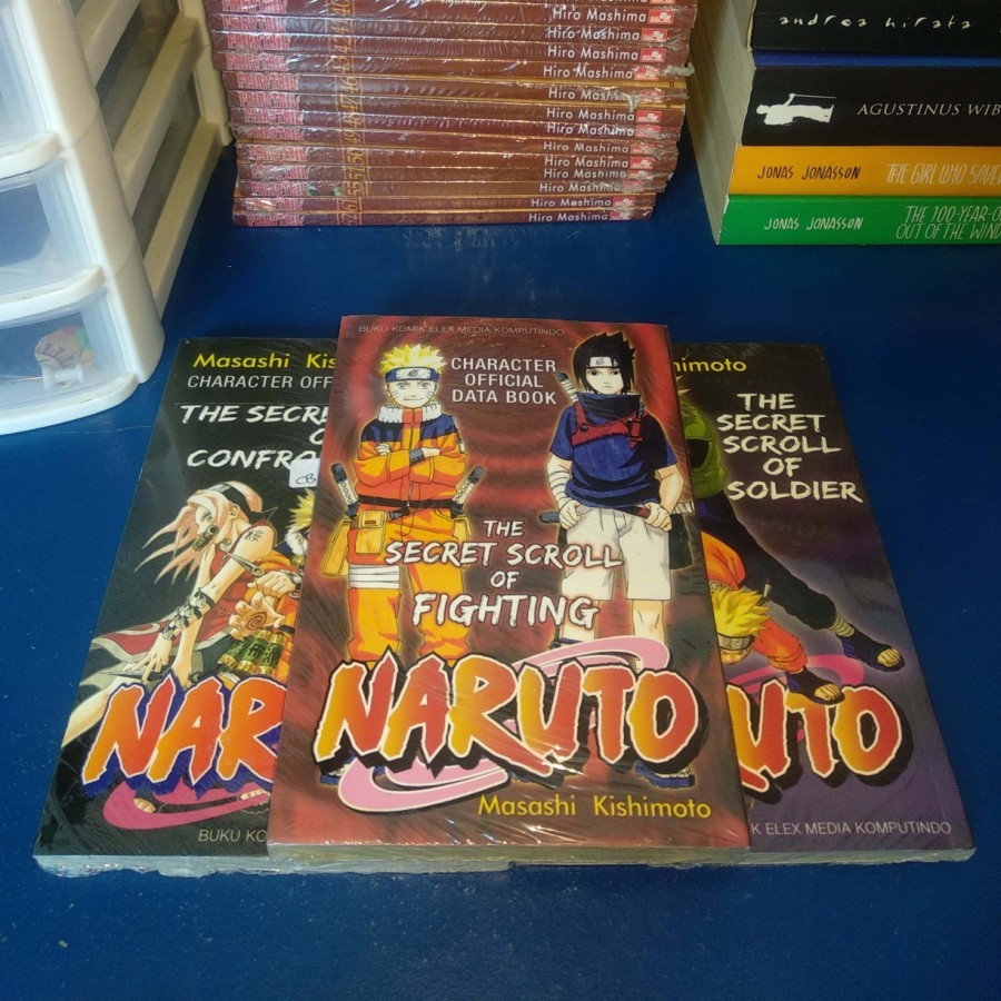Jual Naruto Data Book - The Secret Scroll (Paket, Segel, Original ...