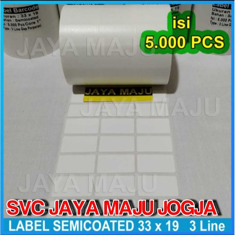 Jual 33 X 19 SEMICOATED - 3 LINE - FACE IN - ISI 5.000 PCS || CORE 1 ...