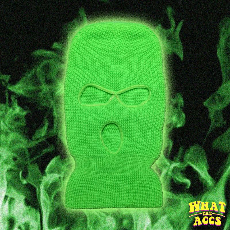 Jual PLAIN GREEN SKI MASK | AESTHETIC MASK | Shopee Indonesia