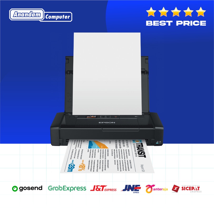 Jual Epson WF-100 Work Force WF100 Printer Portable Wireless WiFi ...