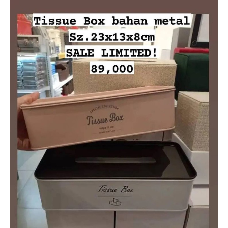 Jual INFORMA Kotak Tissue Akrilik Bening dg holder/Tissue Box/Tempat ...