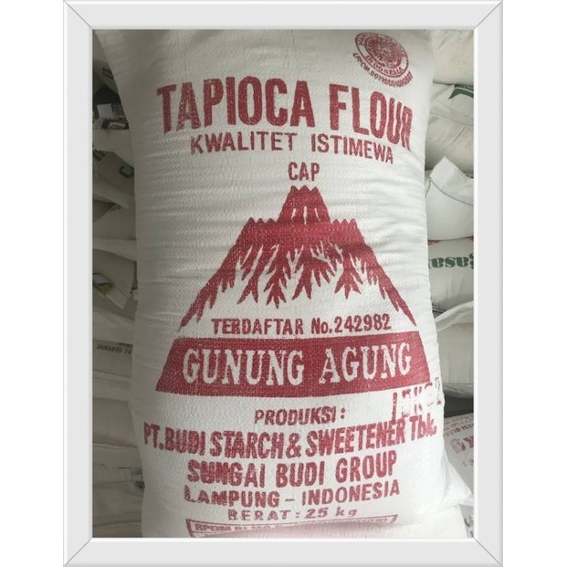 Jual GUNUNG 25KG Tepung Tapioka - Murah | Shopee Indonesia