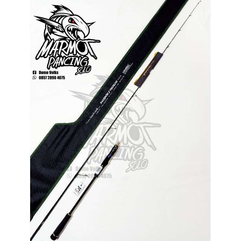 Jual JORAN SPINNING JIGGING SEAHAWK MONSTROUS SOLID CARBON FUJI ...