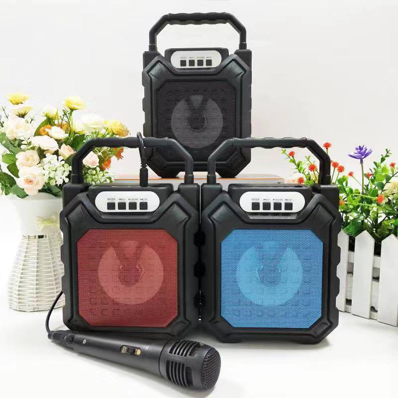 Jual Speaker Bluetooth Portable YD 668 Plus Mic Salon Mini LED Disco ...