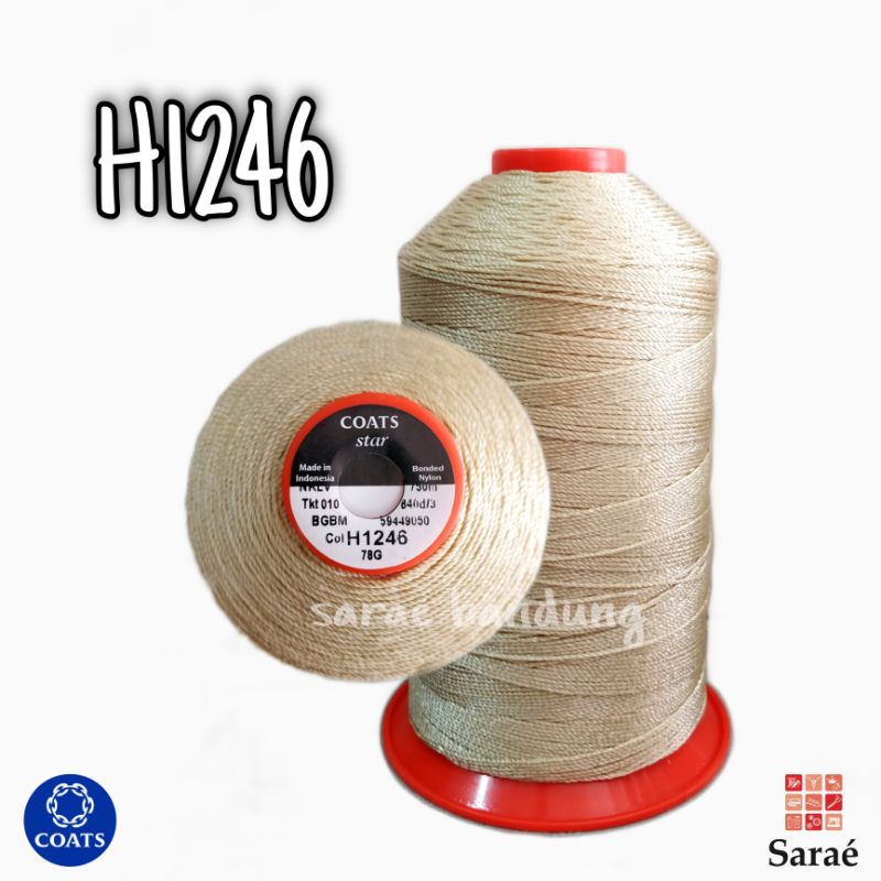 Jual Coats Star Nylon Ukuran Tkt 030 Dan Tkt 040/Nylon Bonded 6.6 ...