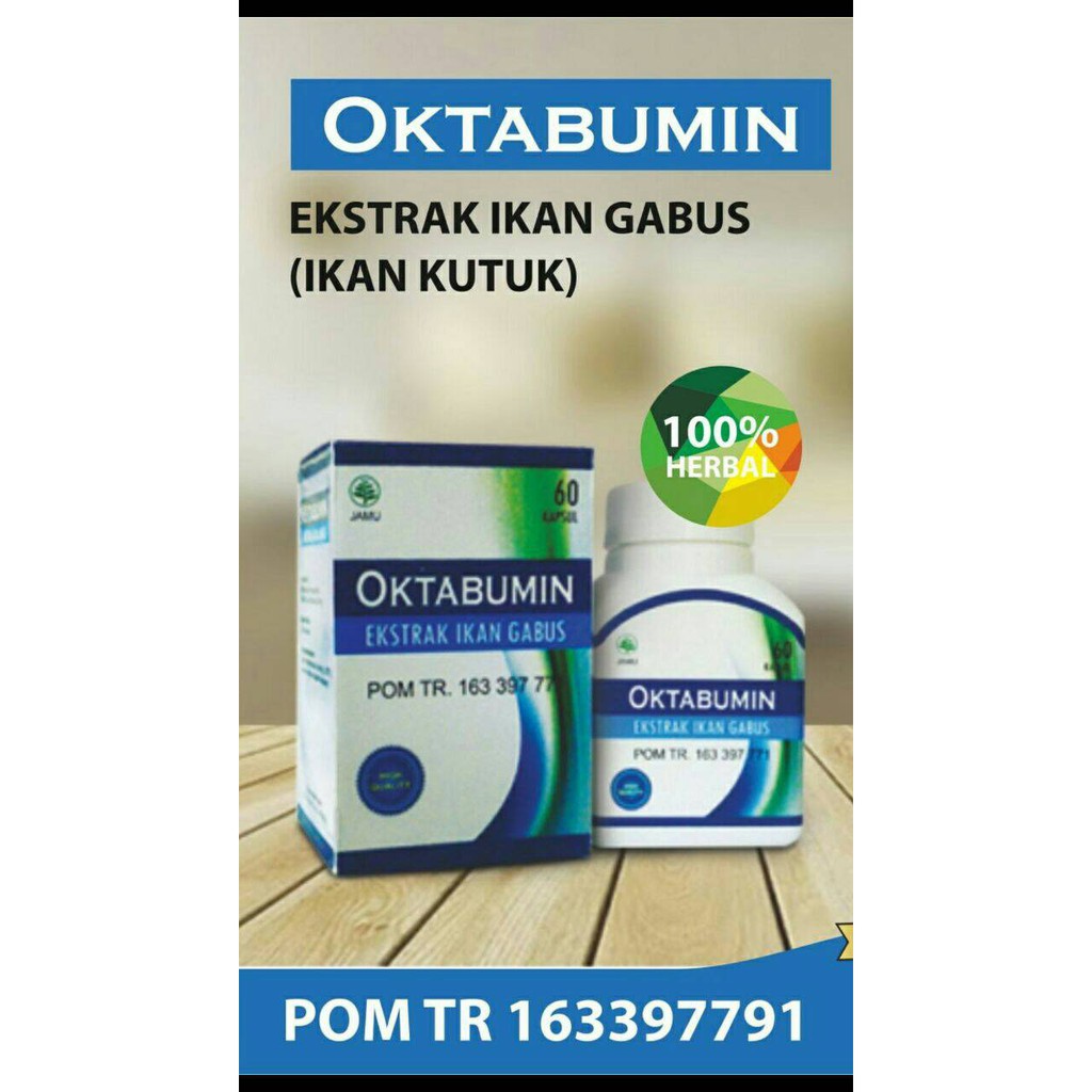 Jual ORIGINAL PRODUK Oktabumin | Kapsul Albumin Ekstrak Ikan Gabus isi ...