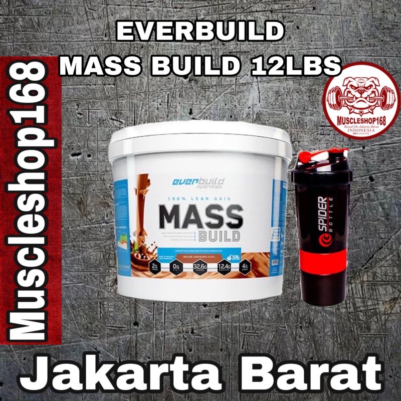 Jual Everbuild Nutrition 100 Lean Gain Mass Build 12 Lbs Shopee
