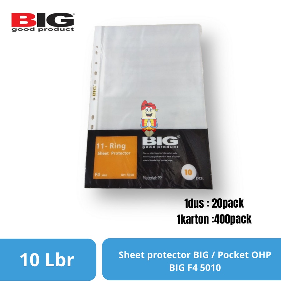Jual Sheet protector F4 BIG / PP pocket (10pc) | Shopee Indonesia