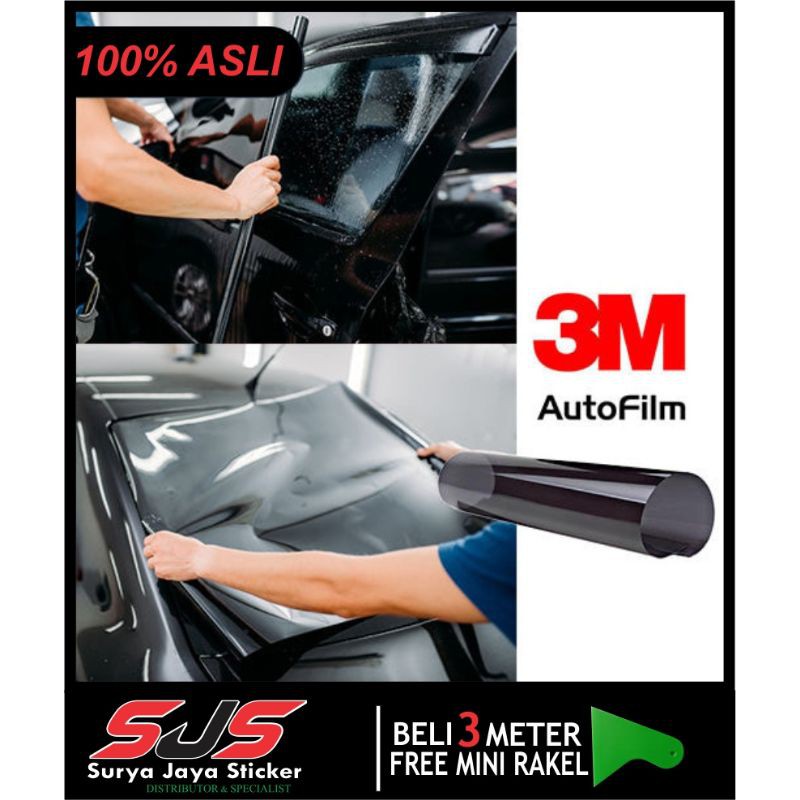 Jual KACAFILM 3M AUTO FILM-BLACK BEAUTY-HITAM-RIBEN | Shopee Indonesia
