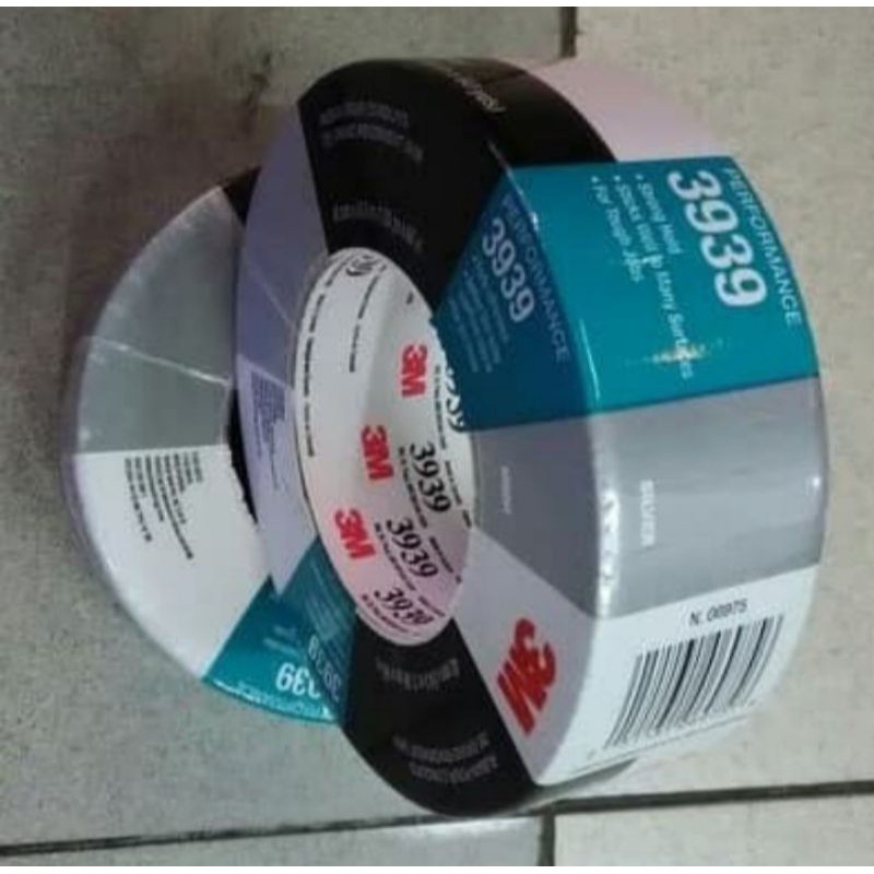 Jual 3M 3939 Duct Tape Lakban Kain Heavy Duty Warna Abu" | Shopee Indonesia