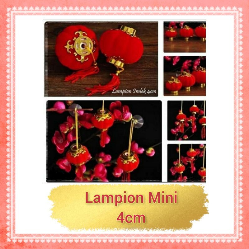 Jual Dekorasi Imlek Lampion Mini Hiasan CNY Chinese New Year Sincia ...