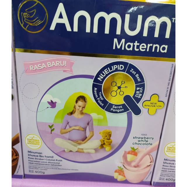 Jual Susu Anmum Materna 400gr Rasa Strawberry - susu ibu hamil Anmum ...