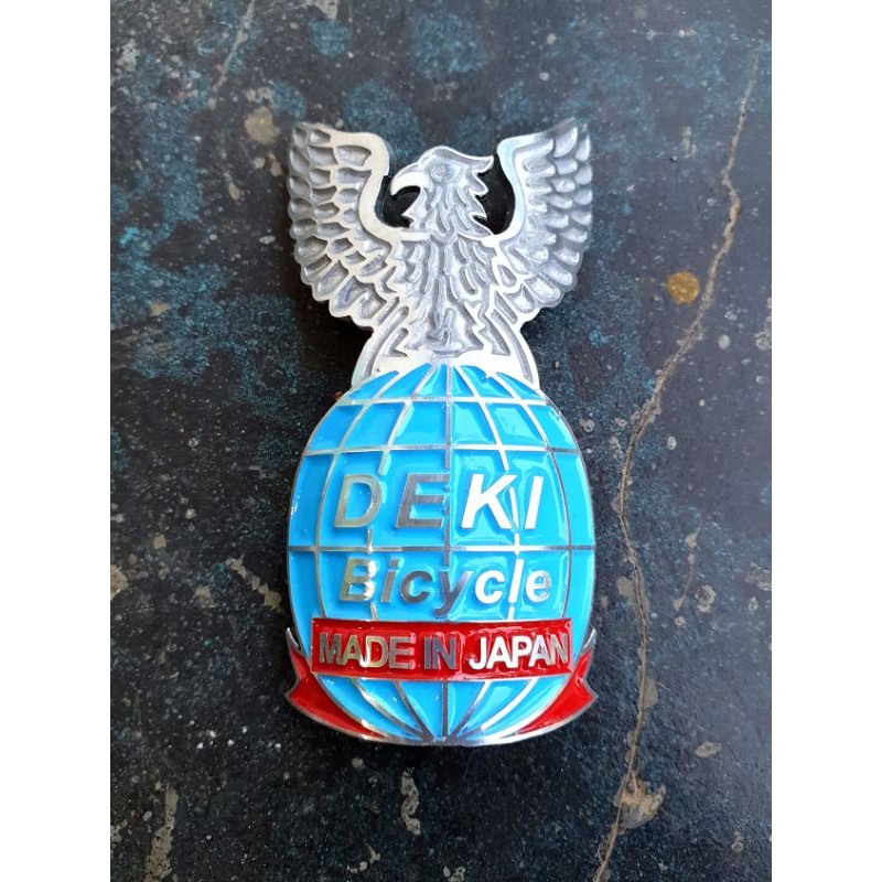 Jual Head tube Badge / Head badge DEKI JAPAN - Emblem Sepeda DEKI JAPAN ...