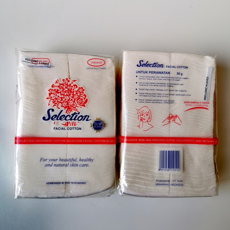 Jual Kapas wajah Selection /facial cotton selection/kapas pembersih ...