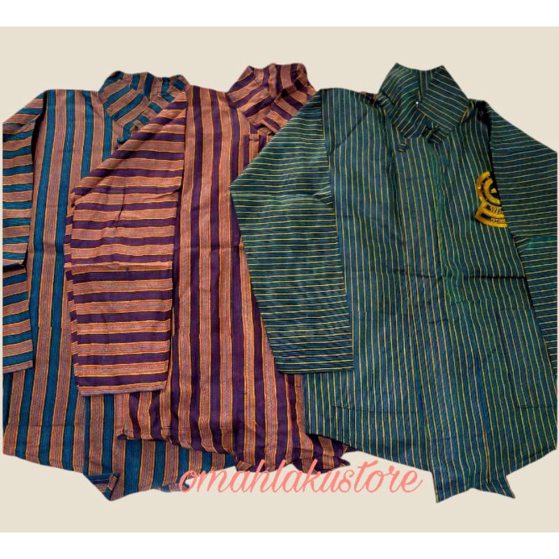 Jual Surjan / Baju surjan lurik / Surjan lurik pria / Baju adat jawa ...