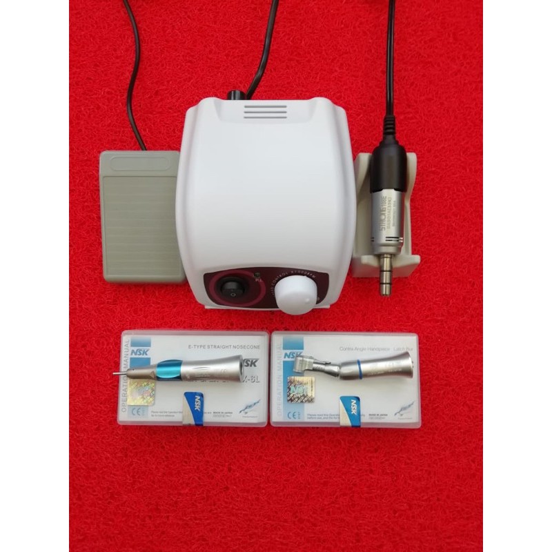 Jual Mikromotor/Dental Micromotor 207B Fullset Straigt + Contra Angle ...