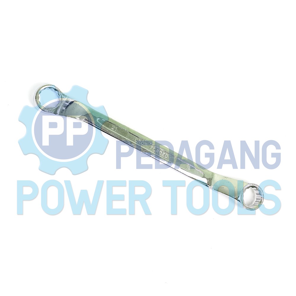 Jual ATS KUNCI RING 19 X 21 MM RENG 19X21 DOUBLE OFFSET RING SPANNER ...