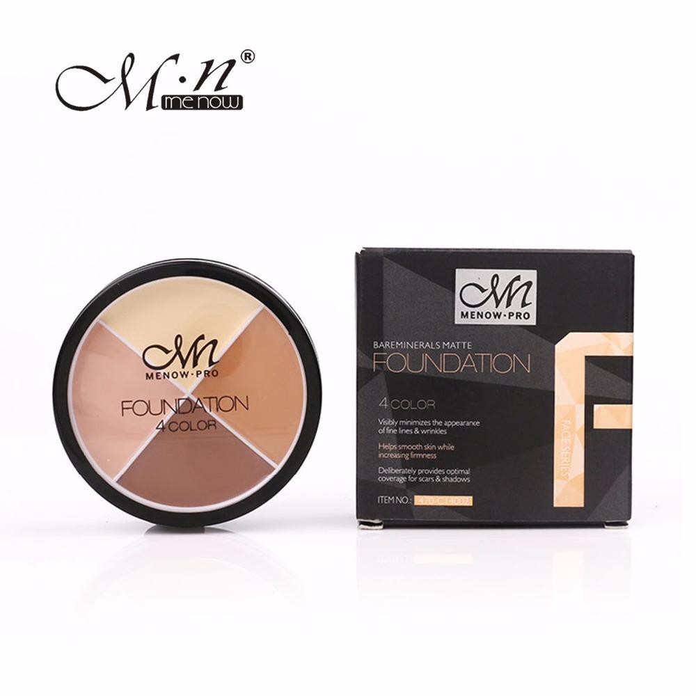 Jual MN Menow Pro Foundation Concealer 4 Color - For Shading Contouring ...