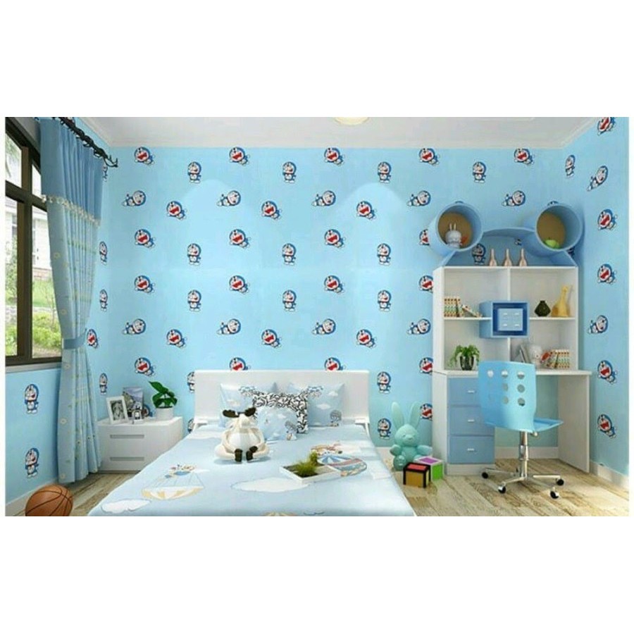 Jual Wallpaper Dinding Karakter Doraemon Biru / Wallpaper Motif Doraemon / Wallpaper Lucu for ...