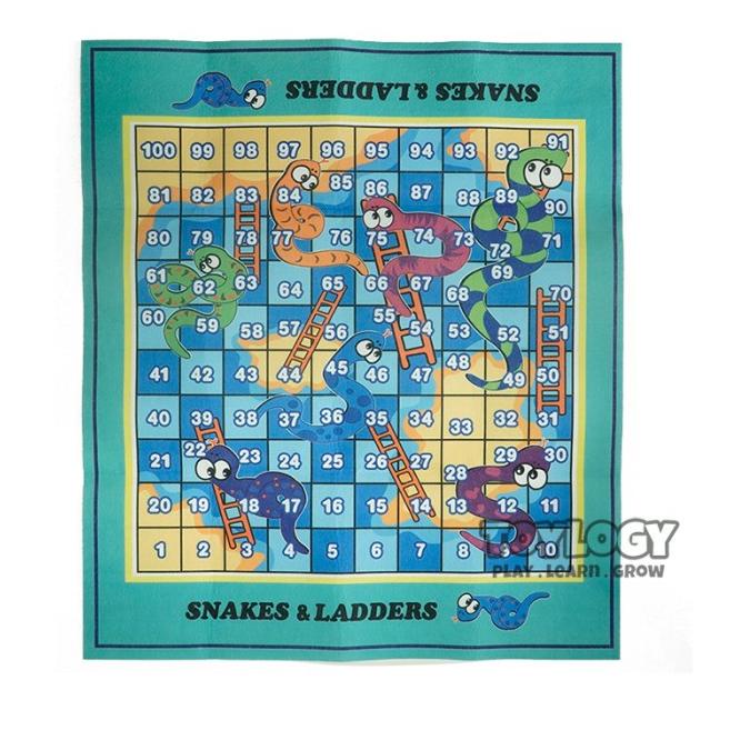Jual Snake and Ladder Playmat Game ( Matras Permainan Ular Tangga ...