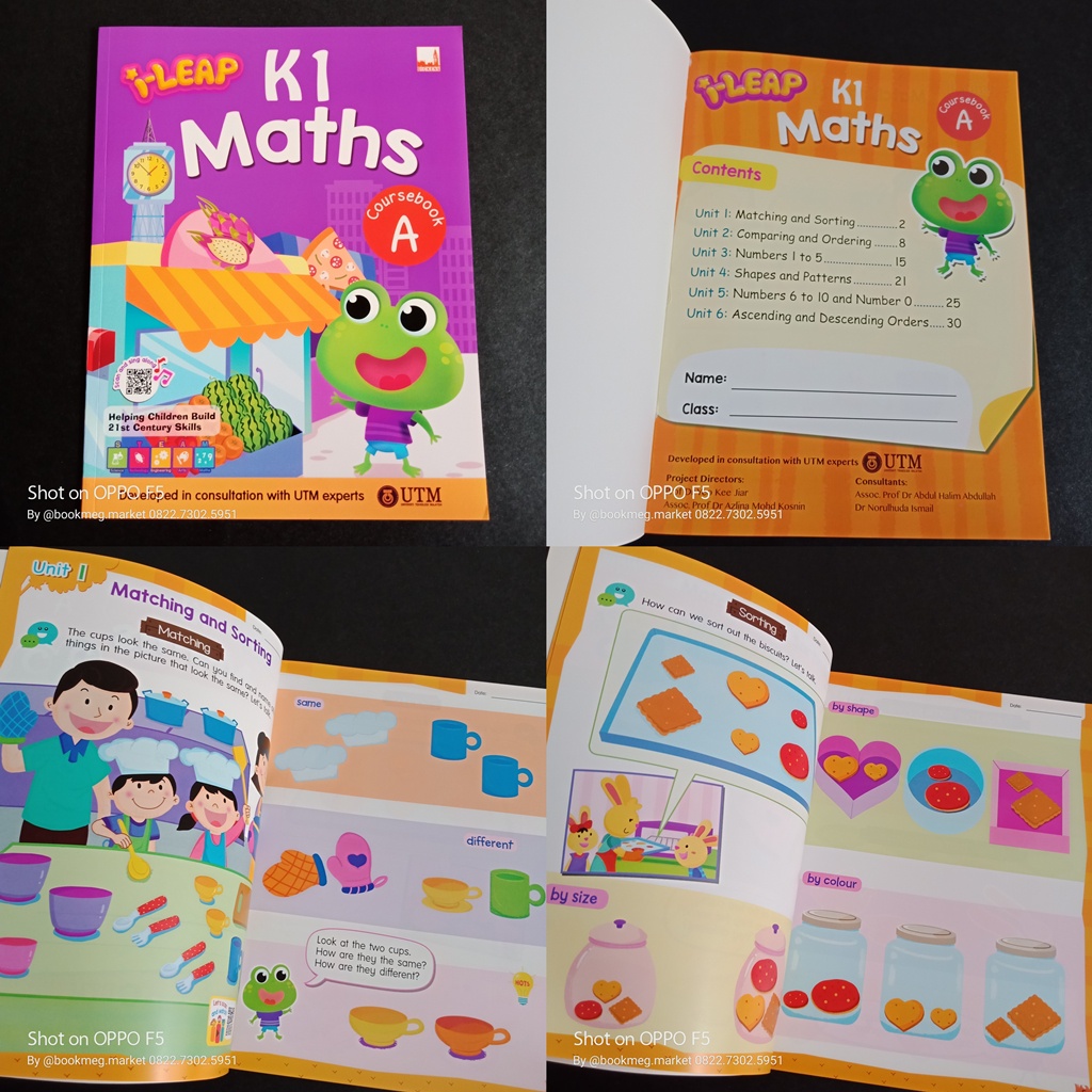 Jual BUKU I-LEAP MATHS (NURSERY/K1/K2) (COURSEBOOK & ACTIVITY BOOK ...