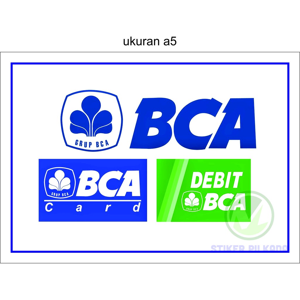 Jual STIKER VINYL BCA | Shopee Indonesia