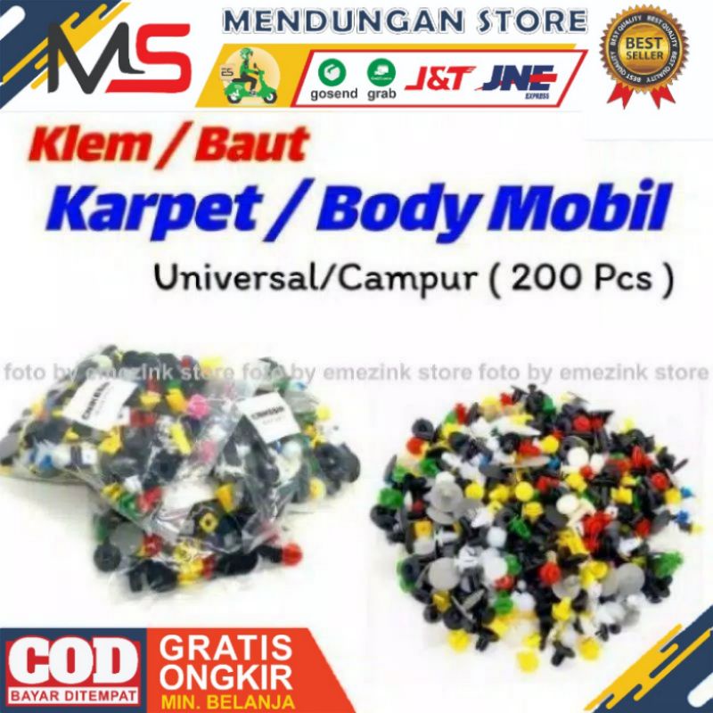 Jual KKR1 | klem karpet rivet mobil | ZO | Shopee Indonesia