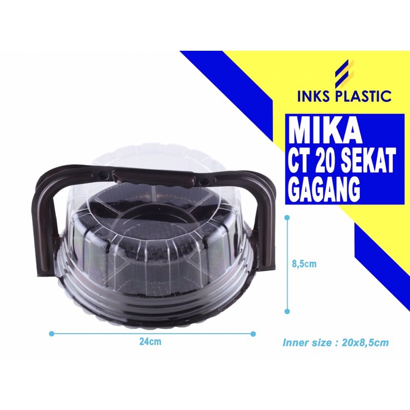 Jual Mika CT 20 Sekat + Gagang / Mika Tumpeng Sekat ( isi 10 set ...