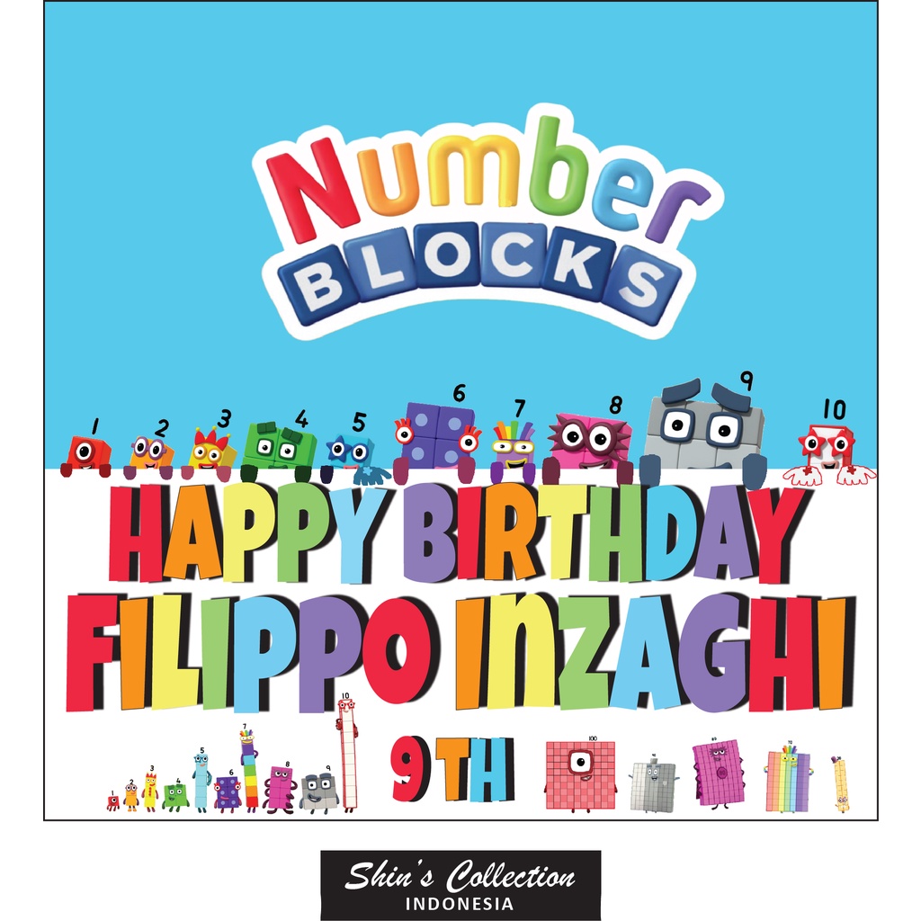 Jual Backdrop Spanduk Number Blocks set | Shopee Indonesia