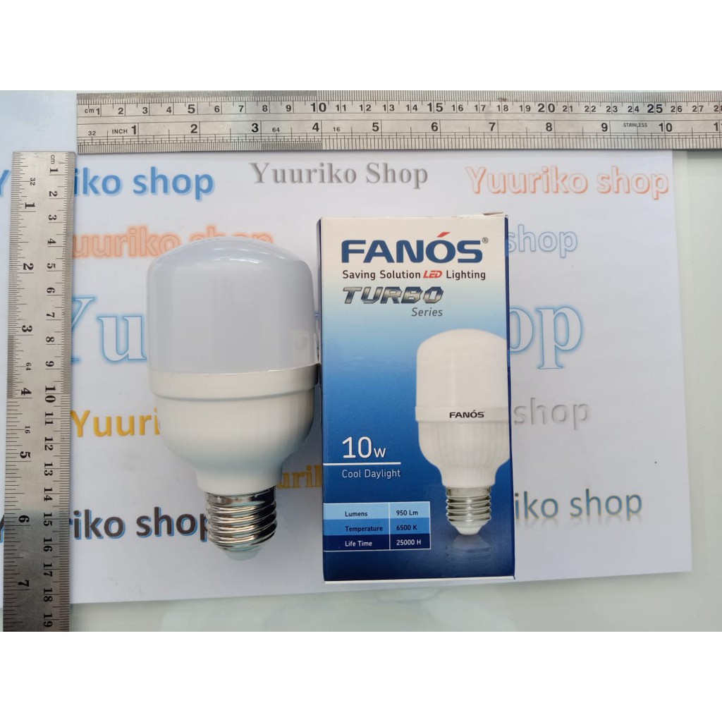 Jual Lampu Fanos Turbo Series LED putih 10 W Cool Daylight murah ...