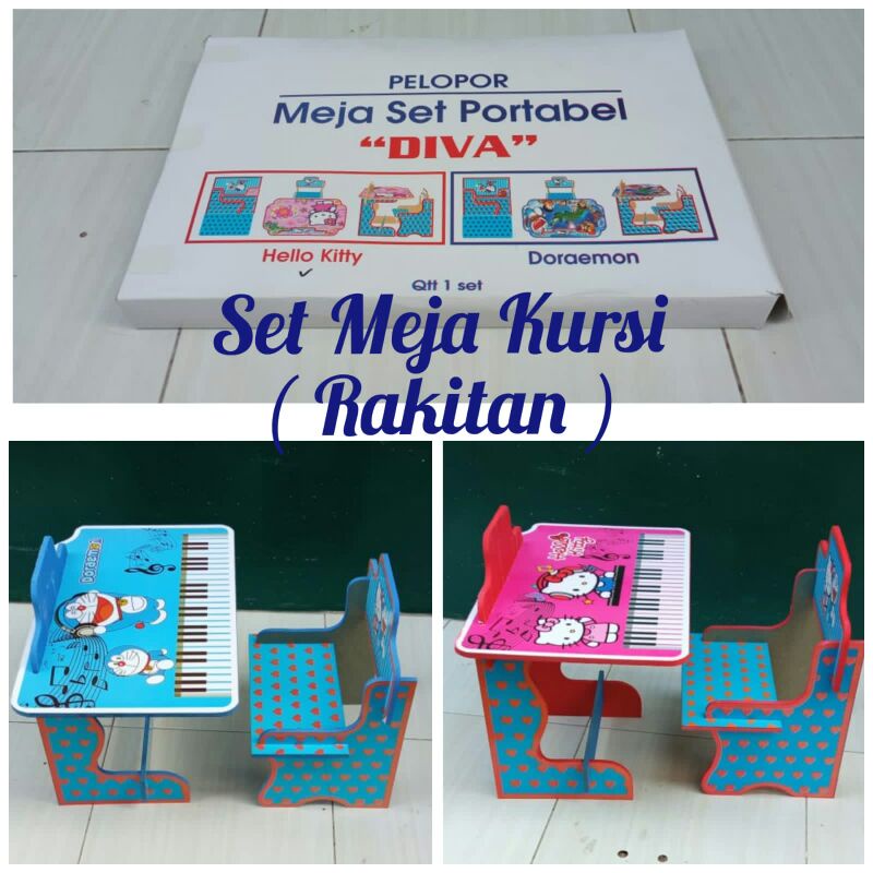 Jual meja belajar set rakitan | Shopee Indonesia