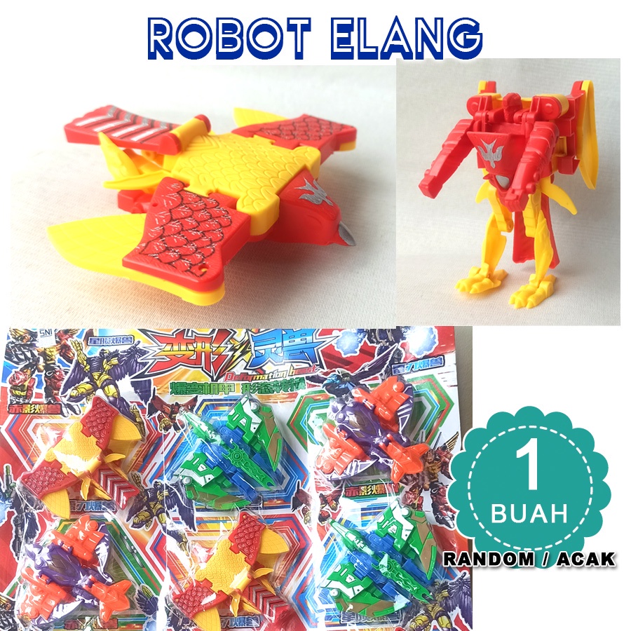 Jual Mainan Robot transformasi ROBOT Elang - SATUAN acak - Robot ELANG ...