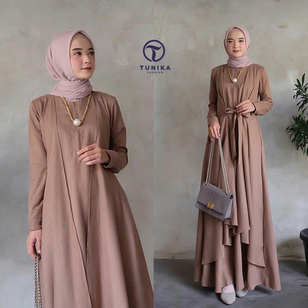 Jual LALUNA DRESS WANITA GAMIS FORMAL MODERN TERBARU | Shopee Indonesia
