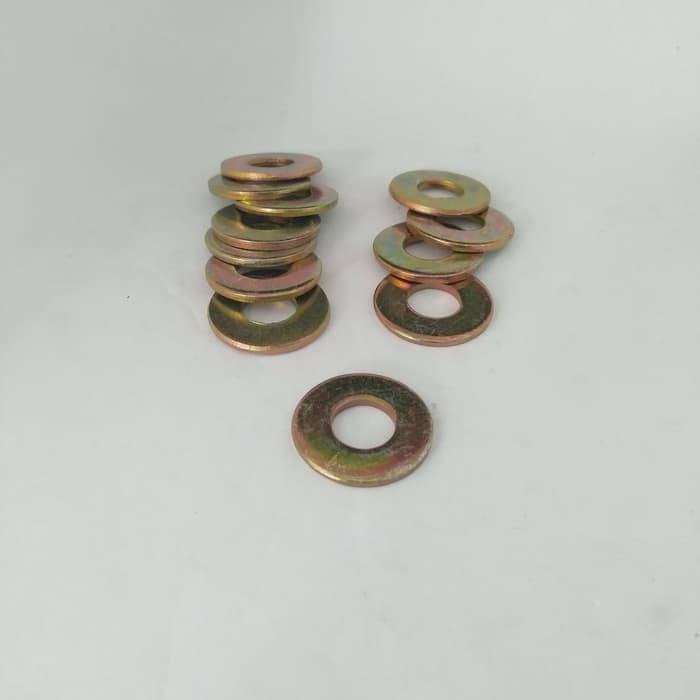 Jual RING PLAT PUTIH M10 (RING PLAT 14) TEBAL 1MM | Shopee Indonesia