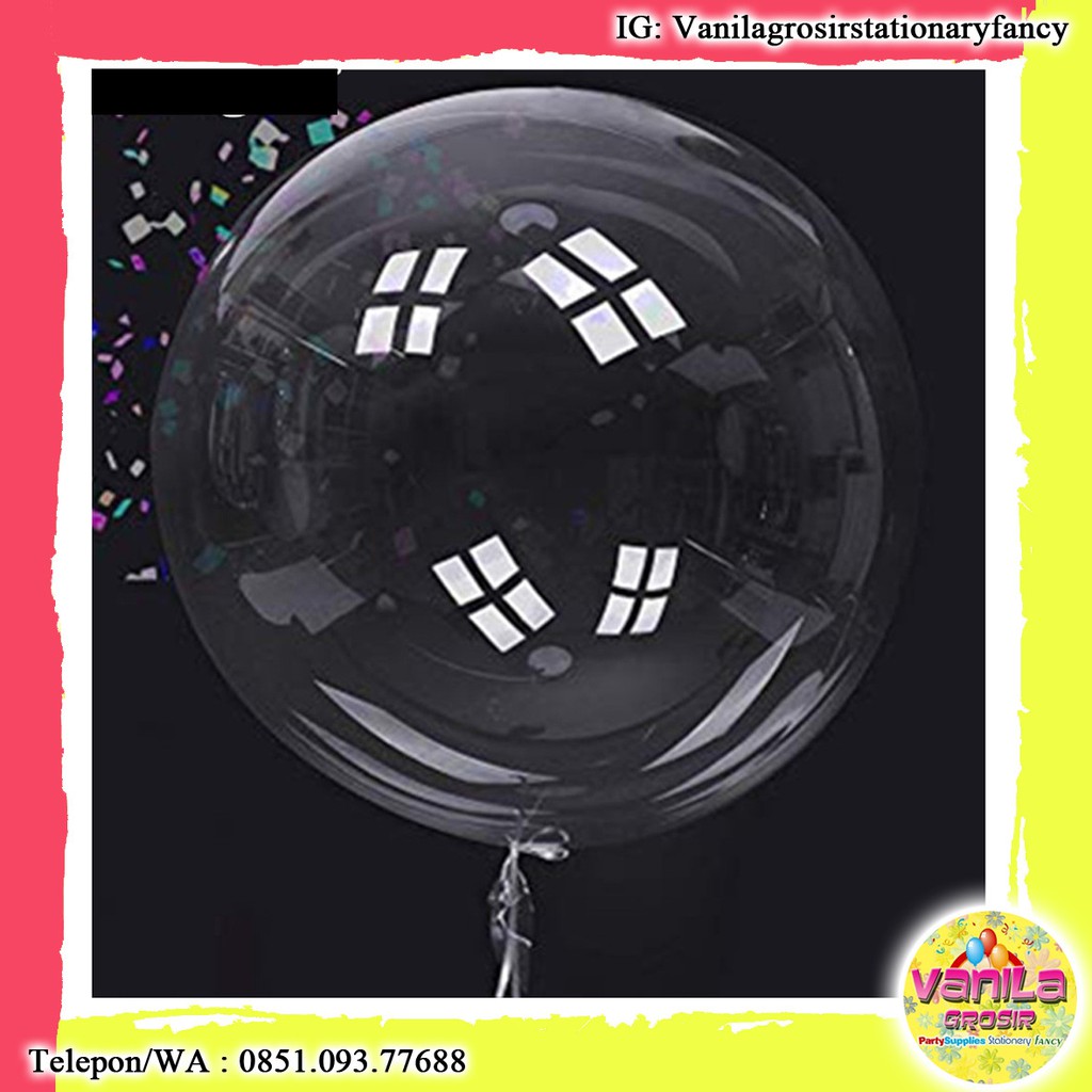 Jual 50PCS BALON PVC TRANSPARAN, BALON BOBO 20/24CM, BALON POLOS ...