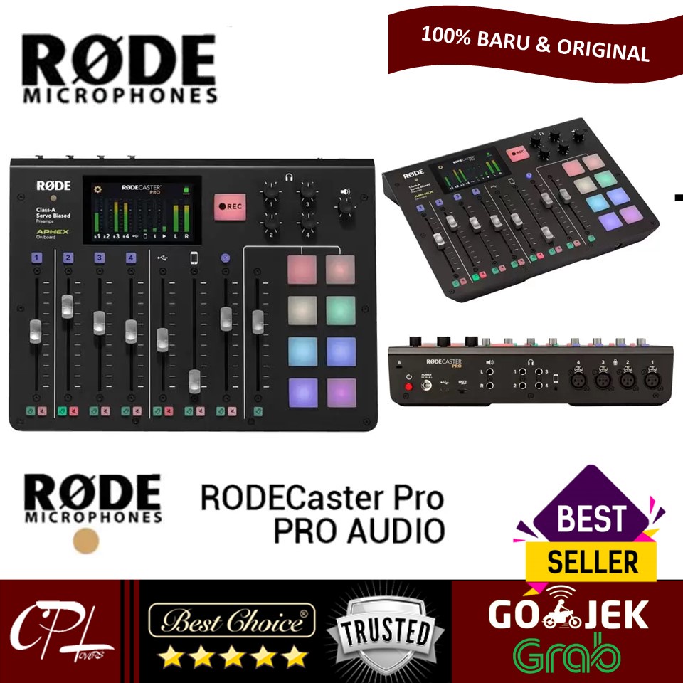 Jual RODE RODECaster Pro Integrated Podcast Production Studio | Shopee ...