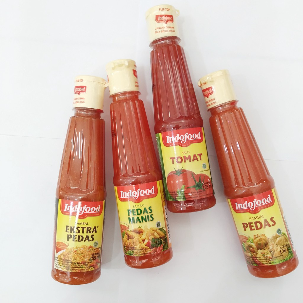 Jual [MM] Indofood ANEKA SAUS SAMBAL 135ml BOTOL All Varian MURAH ...