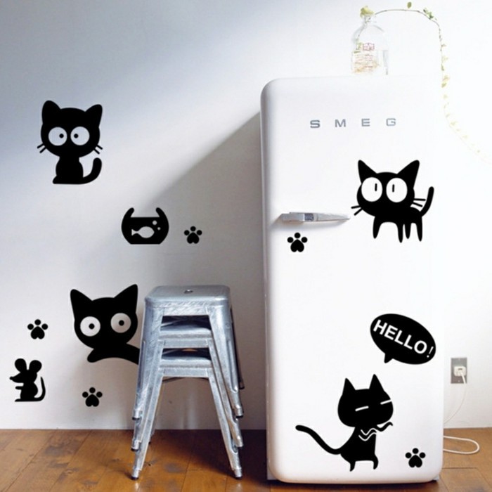 Jual Wall Sticker / Stiker Dekorasi Untuk Dinding (Kaca) : Gaya Lucu ...