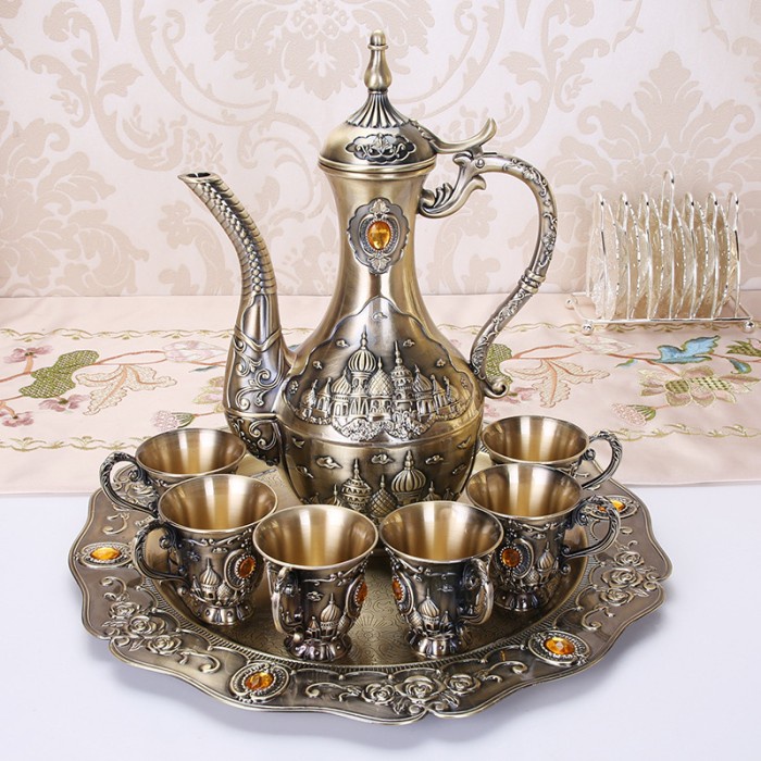 Jual Cangkir Teko Set Turki Arab Tea Set Pot Persia Teko Zamzam ...