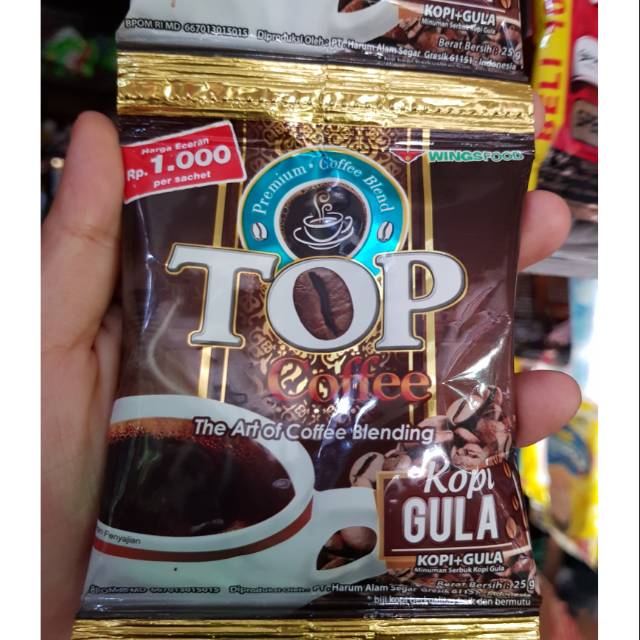 Jual kopi top coffee 1 renteng isi 12 sachet | Shopee Indonesia