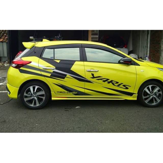 Jual STIKER MOBIL YARIS STICKER CUTTING MOBIL YARIS STICKER MOBIL YARIS ...
