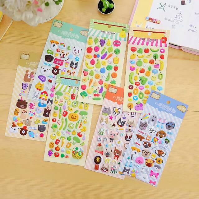 Jual Stiker Timbul Karakter | Sticker | Shopee Indonesia