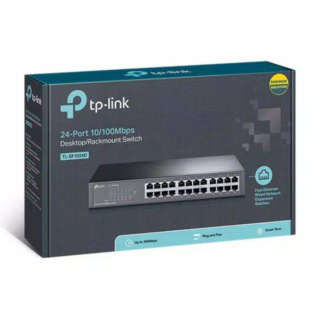 Jual TP-LINK TL-SF1024D Switch Hub 24 Port 10/100Mbps / TPLINK TL ...