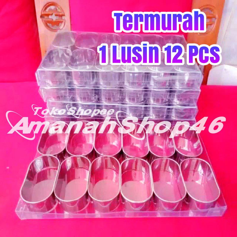 Jual 12 Pcs Ring Roti Oval Ring Hotdog Ring Cutter Stainles Cetakan Kue ...