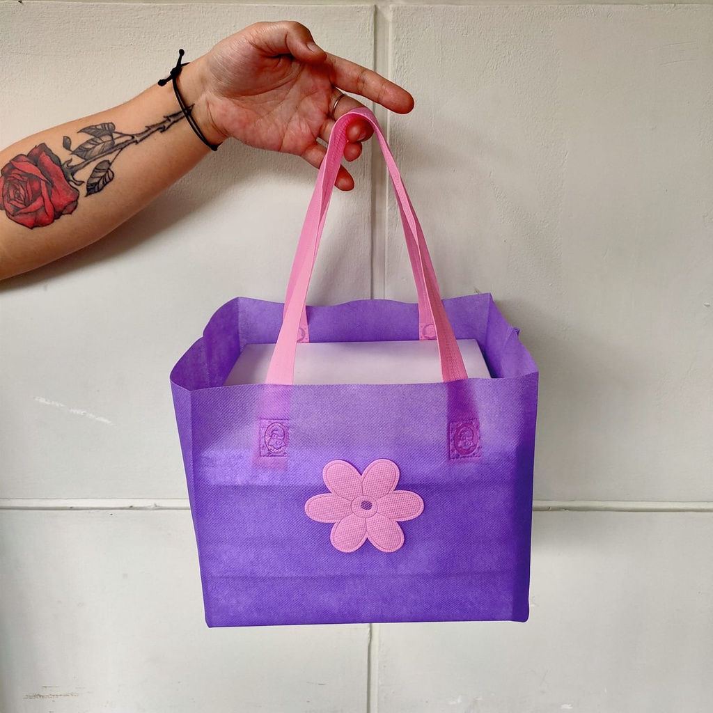 Jual Tas Box Nasi 22x22 20x20 Motif Bunga / Tas Kotak Nasi 22x22 20x20 / Tas Spunbond Box Kotak ...