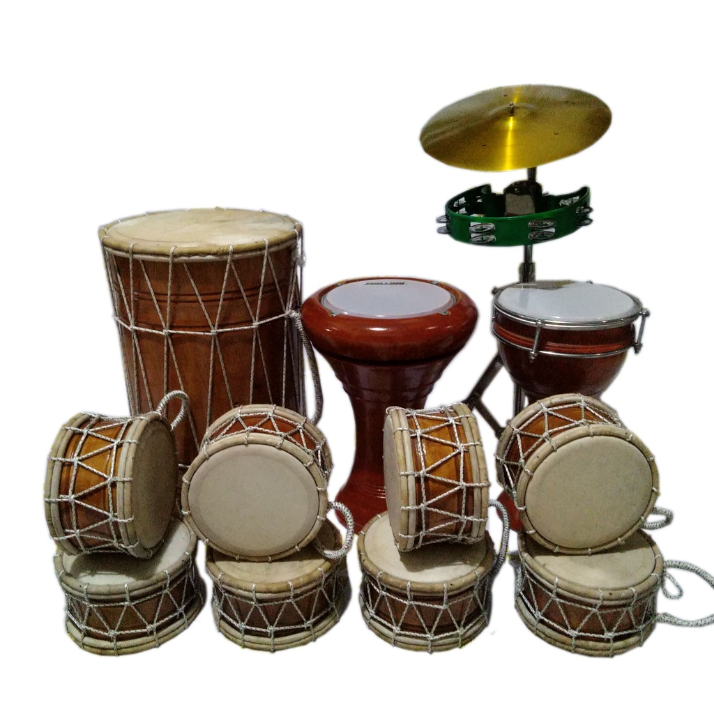 Jual marawis 1 set lengkap komplit 12 alat + 6 pcs tas polos batik ukir ...