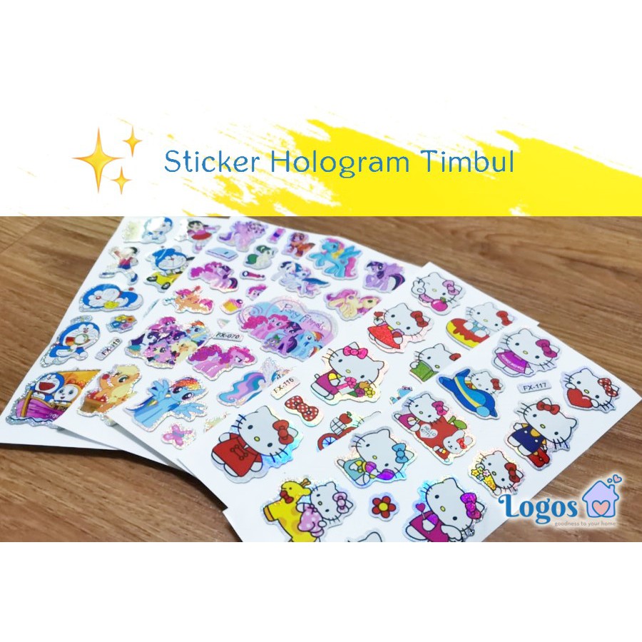 Jual Stiker Timbul Hologram sticker reward chart hadiah anak | Shopee ...